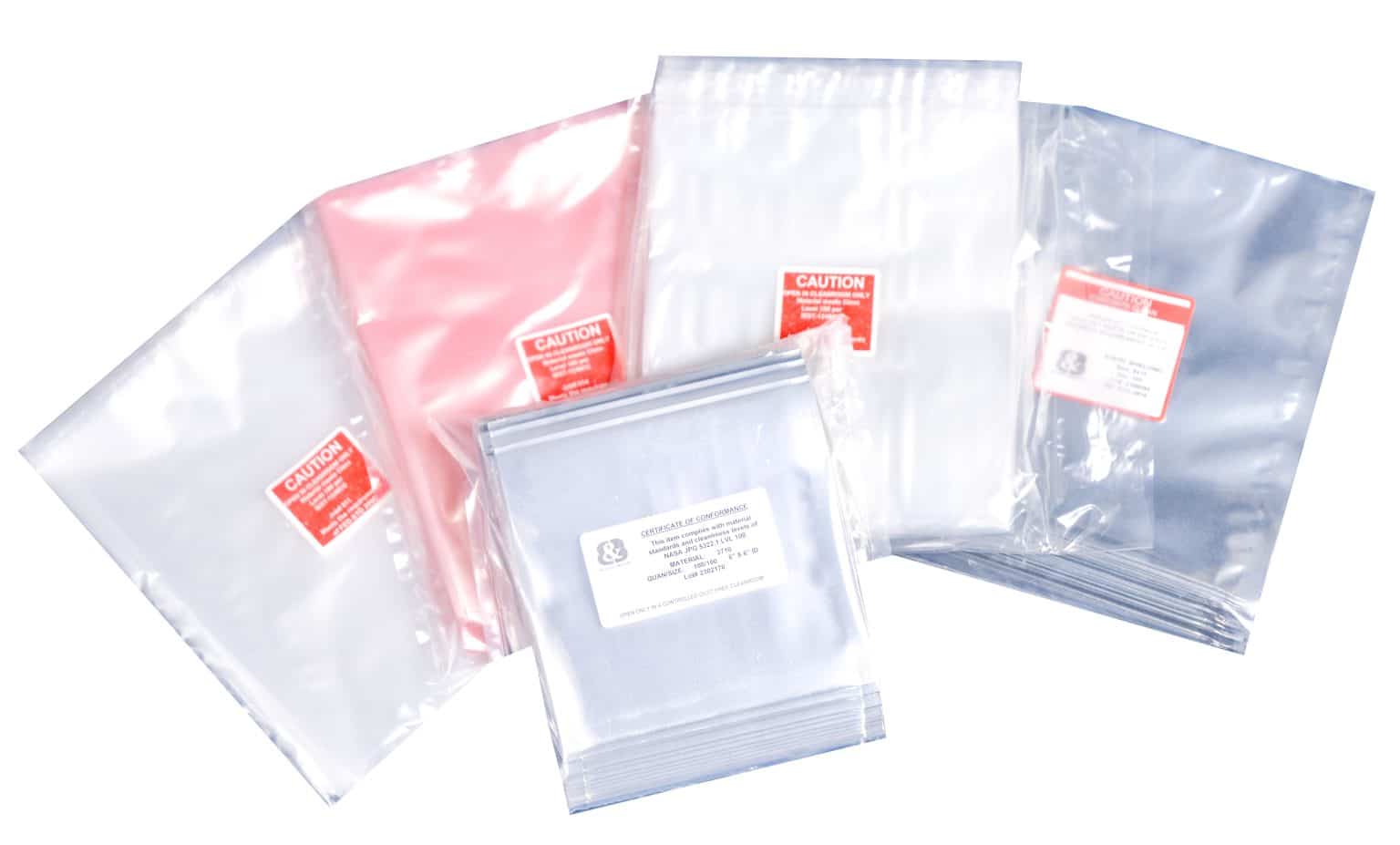 7000 Clean Polyethylene Bags - Cleanroom Packaging